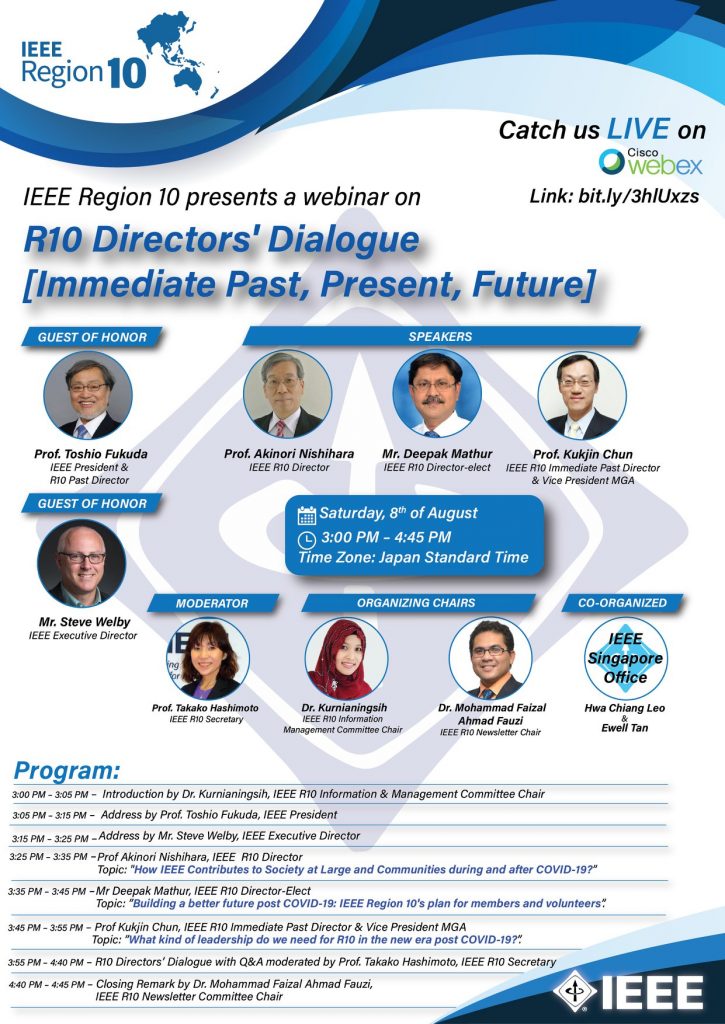 IEEE Region 10 Directors’ Dialogue | FormerNishiharaLab, Academy of SSS, Institute of Science Tokyo